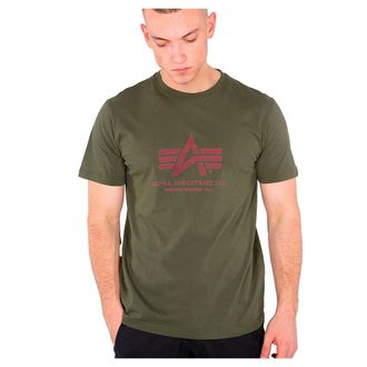 Alpha Industries Alpha Industries Herren Basic T-Shirt, Dark Green, S