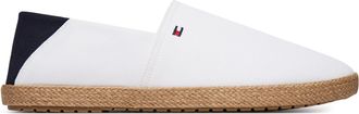 Tommy Hilfiger Espadrilles Tommy Hilfiger Core Hilfiger Espadrille Textile FM0FM05792 Wei&szlig;