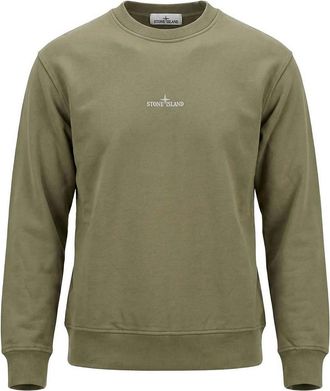 Stone Island Pull Col Rond - Vert