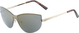 Guess Femme, Accessoires, Jaune, Taille: ONE Size Lunettes de soleil &agrave; monture m&eacute;tallique