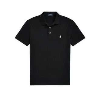 Polo Ralph Lauren Homme, Tops, Noir, Taille: 2XL Polo Classique Noir avec Logo