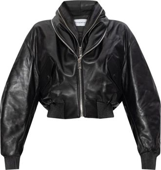 Givenchy Bomberjacke mit Rei&szlig;verschluss-Schalkragen - - Jackets - Damen - Schwarzk - S