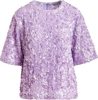Essentiel Femme, Blouses et Chemises, Violet, Taille: 36 FR Juli Sequin Top