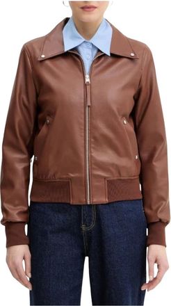 Silvian Heach Femme, Vestes, Brun, Taille: 40 FR Veste Eldar