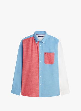 Tommy Hilfiger Chemise droite &agrave; col classique en coton