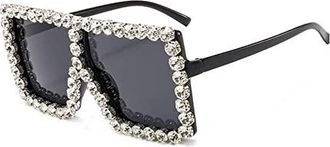 Generic Lunettes de soleil décoratives Big Box Fashion Street Shooting pour hommes et femmes (couleur : F, taille : 1) 2026, F, Taille unique