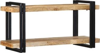 vidaXL Vidaxl - tagère murale 90x33x45 cm bois de manguier massif brut