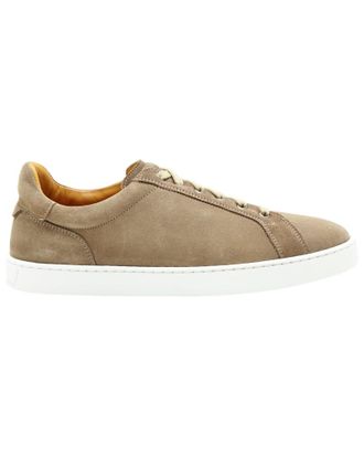 Magnanni leichter Low T op-Sneaker aus weichem Wildleder in