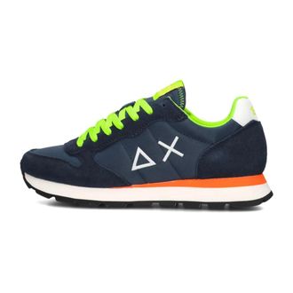 Sun 68 Blaue Low Top Sneakers f&uuml;r Herren - - Shoes - Herren - Blau - 41 EU
