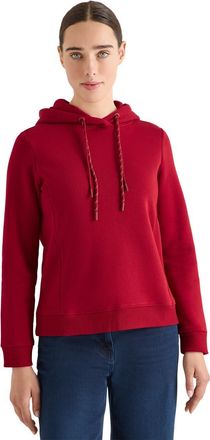 Cecil Hoodie mit Stickerei Beaujolais red XXL