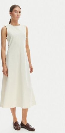 Tommy Hilfiger Kleid f&uuml;r den Alltag WW0WW48774 Beige Regular Fit