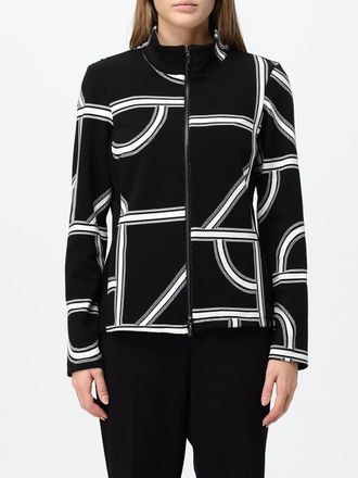 Joseph Ribkoff Blouson en nylon &agrave; imprim&eacute; abstrait avec col montant
