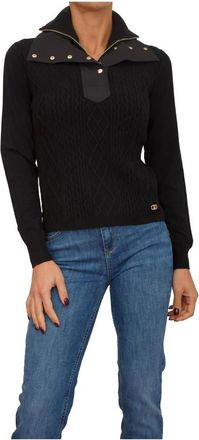 Liu Jo Femme, Pulls, Noir, Taille: 44 FR Better Jumper