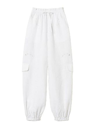Twinset Casual Hose - Wei&szlig;