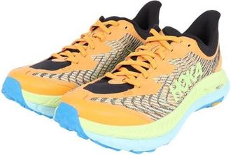 Hoka One One Hoka Mafate Speed 4 Chaussures de Course de Trail Homme Orange Vert