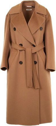 Max Mara Femme, Manteaux, Brun, Taille: 40 FR Manteau Dalila