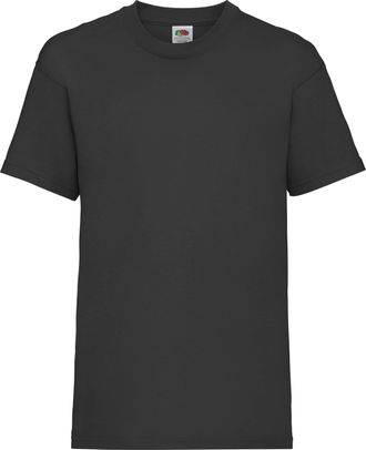 Fruit Of The Loom Jungen T-Shirt Value T, Schwarz (Black),7-8 Jahre (Herstellergr&ouml;&szlig;e:30) - 4