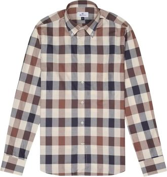 Aquascutum Homme, Chemises, Multicolore, Taille: L Macro Iconic Shirt