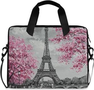 Alaza Sac pour ordinateur portable de 40,6 &agrave; 39,6 cm, motif croissant de lune, &eacute;toiles, soleil, sac pour ordinateur portable, sac &agrave; bandouli&egrave;re pour femme, 