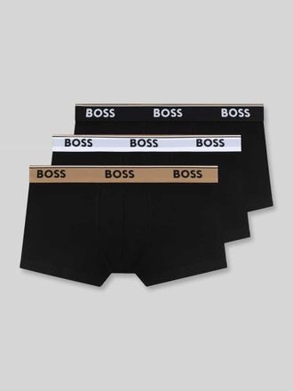 HUGO BOSS Trunks aus Baumwoll-Mix im 3er-Pack