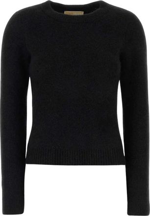 Michael Kors Pullover aus geb&uuml;rsteter Alpaka-Mischung - - Knitwear - Damen - Schwarzk - S