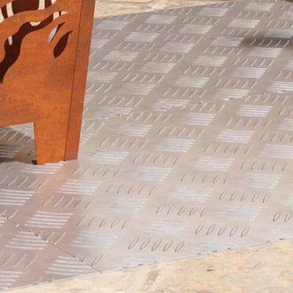 vidaXL Rautenscheiben 4 pcs Silber 90 x 50 cm Aluminium Vidaxl