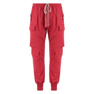 Rick Owens Stretch Baumwoll-Jogginghose - - Trousers - Herren - Rot - M