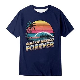 Generic T-shirt pour homme Gu Lf du Mexique pour toujours hommes, bleu, 3XL