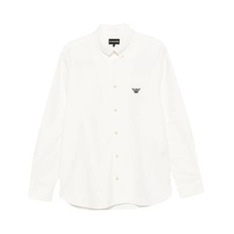 Emporio Armani Button-Down Hemd - - Shirts - Herren - Wei&szlig; - M