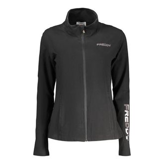 Freddy Lang&auml;rmeliges Sweatshirt - - Sweatshirts & Hoodies - Damen - Schwarzk - L