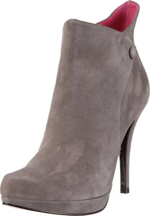 Buffalo London 9821-180 BL Suede GREY224 115720, Damen, Stiefel, Grau (GREY224), EU 42
