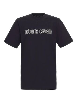 Roberto Cavalli t-shirt &agrave; logo - Noir