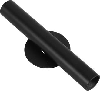 Garneck Schwarze Metall wandvase Klein Wandmontierter Blumenhalter ohne Bohren Langlebiger Pflanzbehälter für Frische und Getrocknete Blumen Kreative Wanddeko