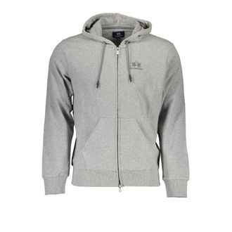 La Martina Homme, Sweatshirts et sweats &agrave; capuche, Gris, Taille: 2XL SweaT-shirt Thiago &agrave; fermeture &eacute;clair int&eacute;grale