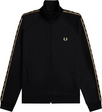 Fred Perry Homme, Sweatshirts et sweats &agrave; capuche, Noir, Taille: S Zip-throughs