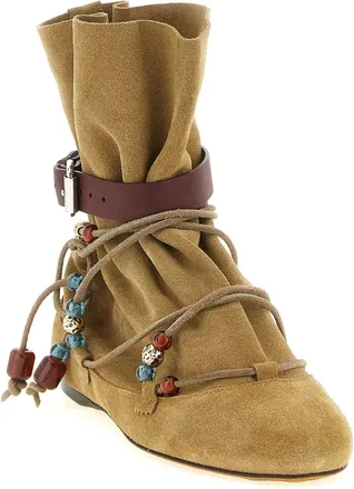 Isabel Marant Letiz Ankle Boot - Tan