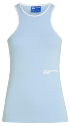 Karl Lagerfeld Milano Racer Tank, Celestial Blue, XS