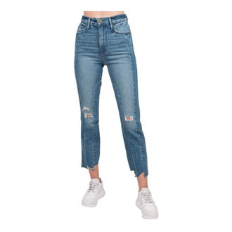 Frame Denim Le Sylvie Jagged Edge Jeans - - Jeans - Damen - Blau - W27