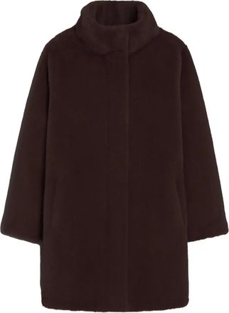 Apparis Blair Mantel mit Stehkragen - Braun