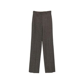 Max Mara Pantalon Edicola - Femme - Pantalons - Brun - Taille: 40 FR