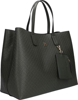 Tommy Hilfiger Icon Satchel Mono - - Bags - Damen - Gr&uuml;n - ONE SIZE