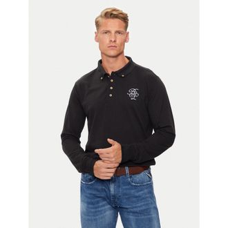 Brave Soul Poloshirt MLT-412KLAY Schwarz Regular Fit