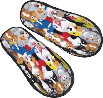 Generic Pantoufles Impression De Chevaux De Dessin Anim&eacute; Color&eacute;s Slippers Hiver Respirantes Chausson Pour Homme Int&eacute;rieur Chambre L