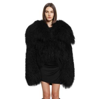 The Attico Shearling Bomber