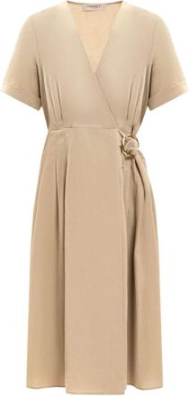 Twinset Femme, Robes, Beige, Taille: 40 FR Twin-set Robes