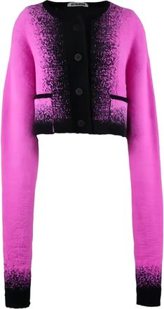 Ottolinger Cropped-Cardigan mit Farbverlauf - Rosa