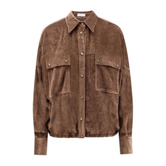 Brunello Cucinelli Damen, Jacken, Braun, MGr&ouml;&szlig;e