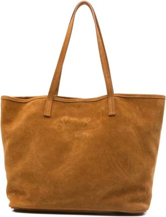 MC2 Saint Barth Femme, Sacs, Brun, Taille: ONE Size City Bag Suede
