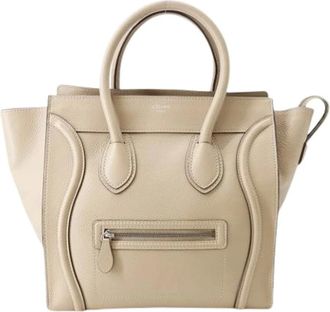 Celine Sac &agrave; main vintage pr&eacute;-poss&eacute;d&eacute; - Femme - Pre-owned - Beige - Taille: ONE Size