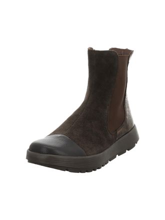 Think Think COMODA Damen chromfrei gegerbte nachhaltige Chelsea Boot Stiefelette, Mocca/Kombi 3000, 38.5 EU